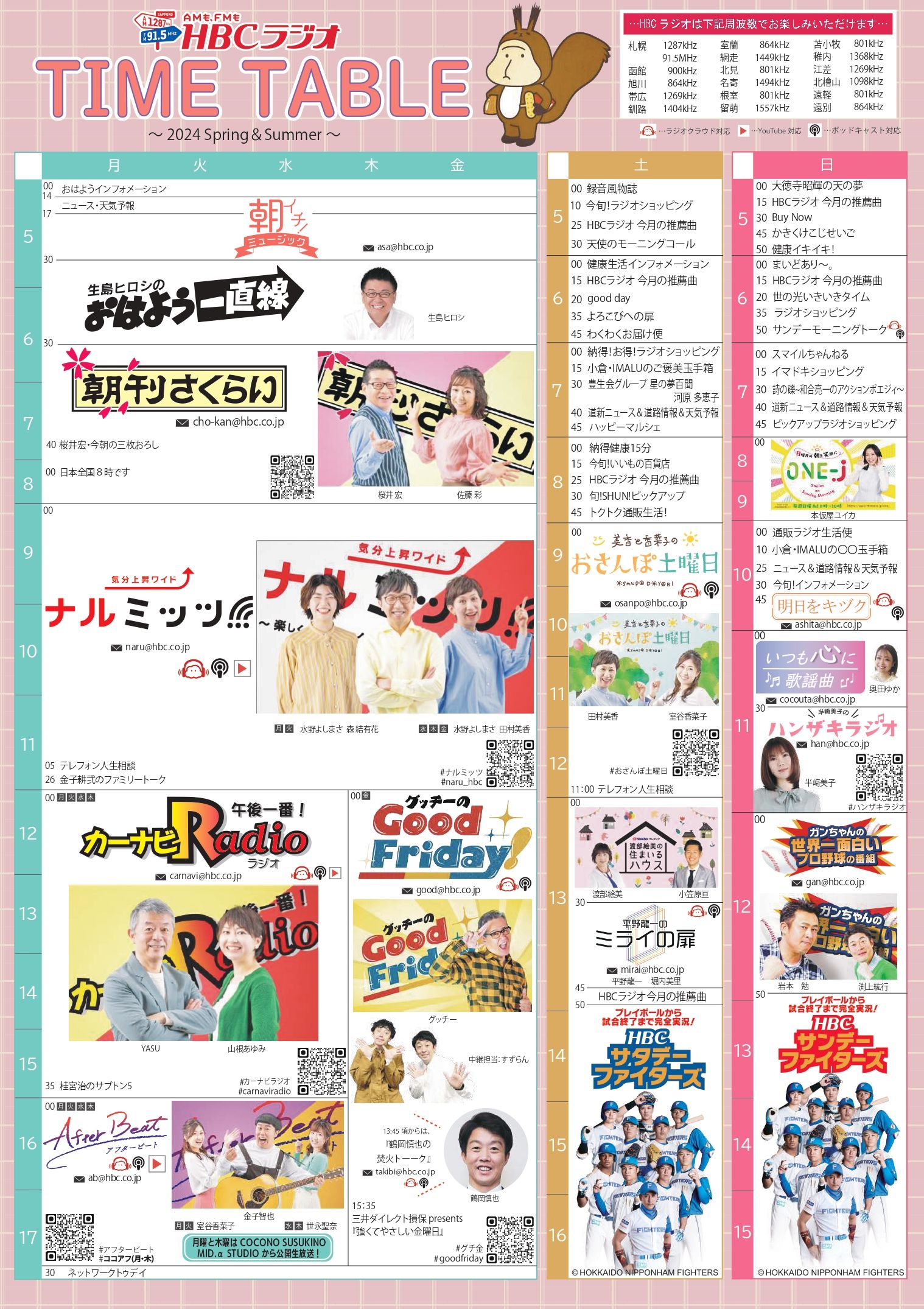 HBCラジオからのお知らせ｜HBC北海道放送